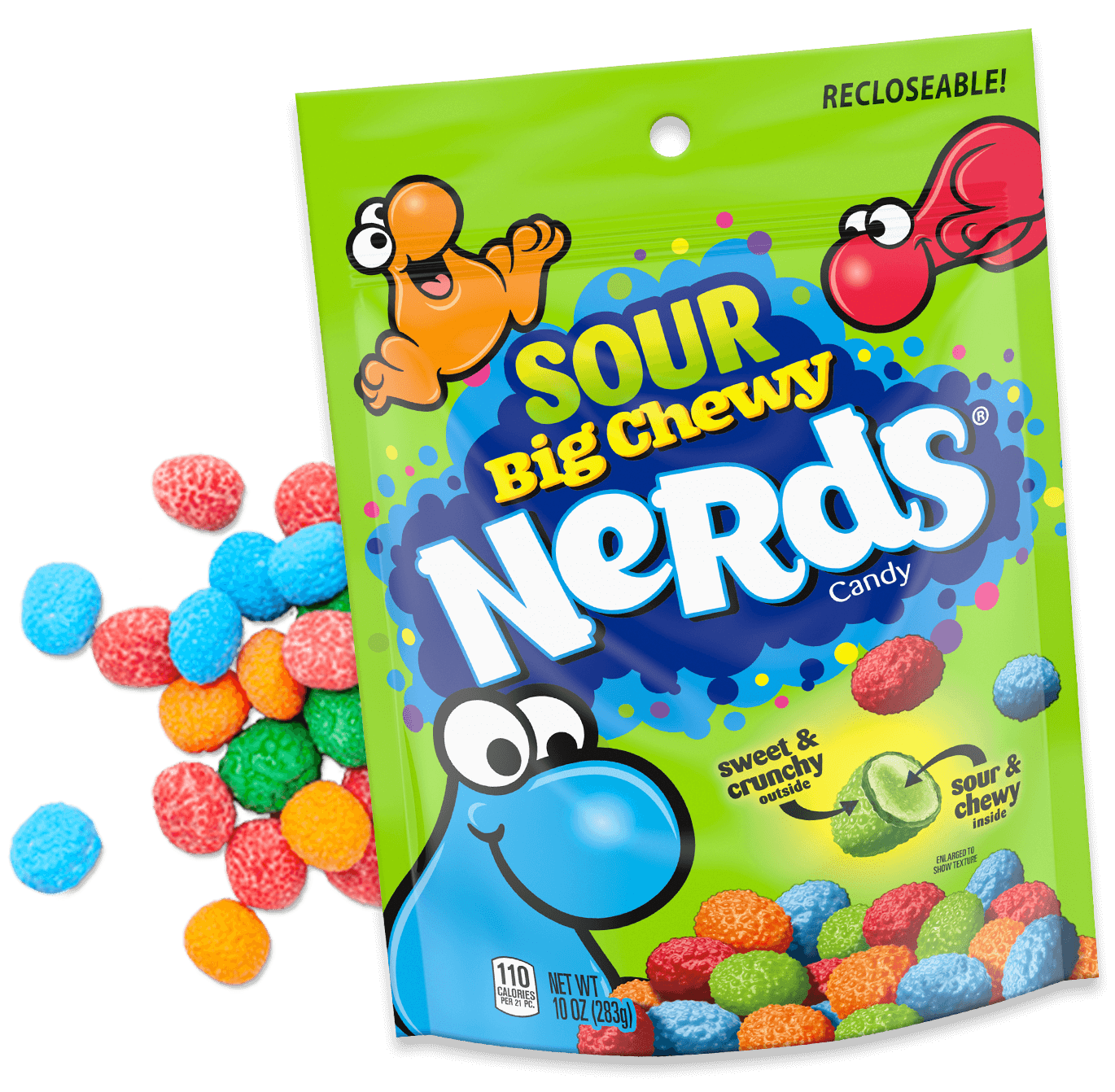 Sour Big Chewy Nerds - 170g Bag