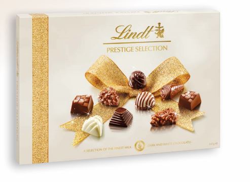 Lindt Prestige Selection 345g | Milk, Dark and White Chocolates